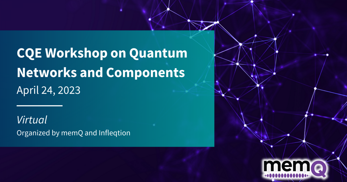 CQE Workshop on Quantum Networks and Components | Chicago Quantum Exchange