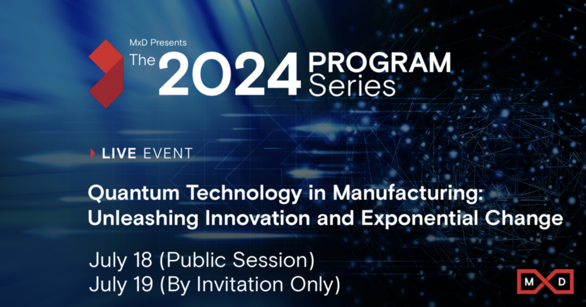 MxD program in collaboration with The Bloch Quantum Tech Hub: Quantum ...