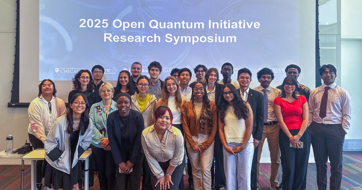 Open Quantum Initiative Undergraduate Fellowship | Chicago Quantum Exchange